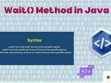 Wait Method In Java Naukri Code 360