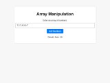 Array Manipulation Sum Of Numbers Naukri Code 360