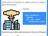 Destructor In Python And It S Properties Prepinsta