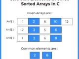 Common Elements In Three Sorted Arrays In C Prepinsta