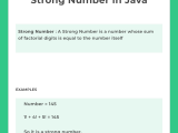 Strong Number Program In Java Prepinsta