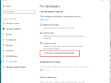 Windows 10 Enable Developer Mode Programster S Blog