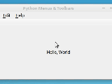Python And Pyqt Creating Menus Toolbars And Status Bars Real Python
