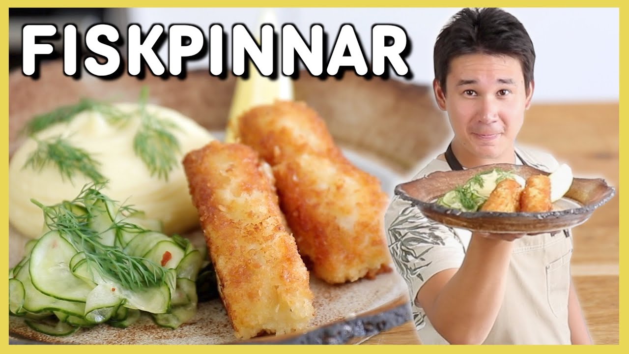 Äkta Fiskpinnar med Potatismos | Svensk Husmanskost! - Filip Poon