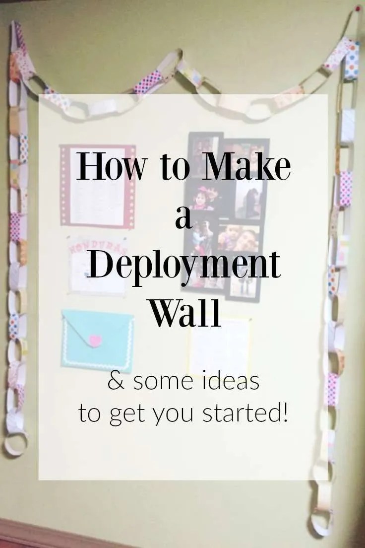 How to Make a Deployment Wall - Finding Mandee