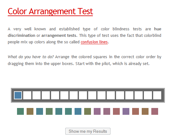 .colour arrangement test | fin.