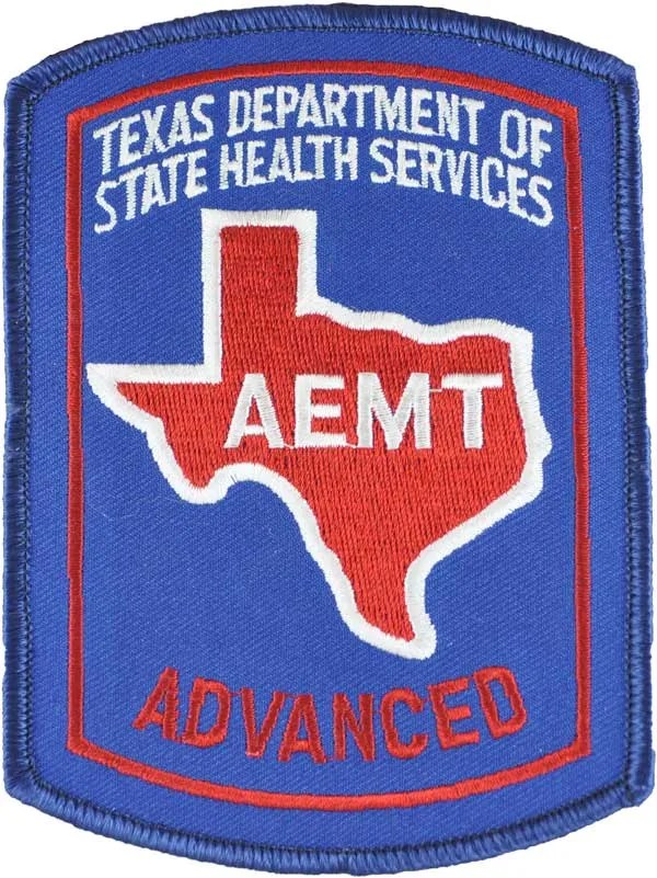 Texas AEMT Patch - Color