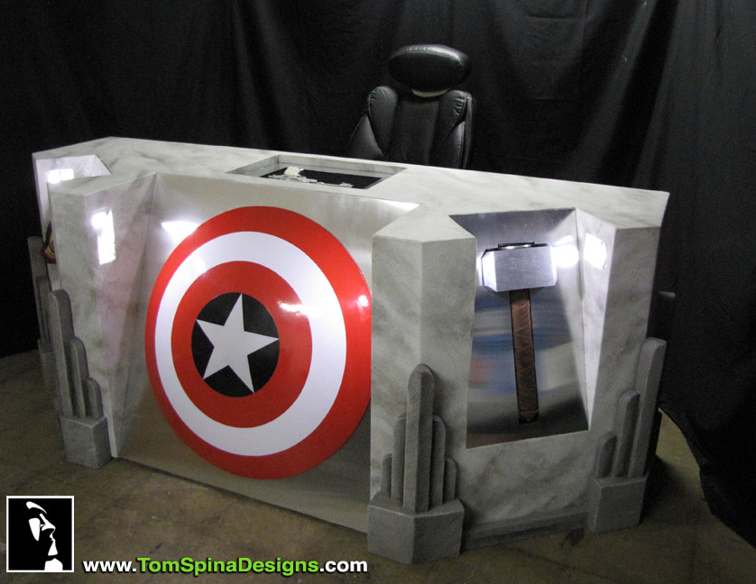 The Avengers Movie Themed Desk