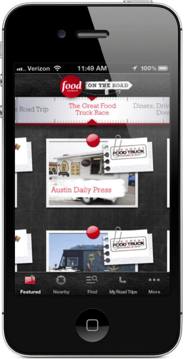 Food Network On The Road App Available For iPhones & iPads