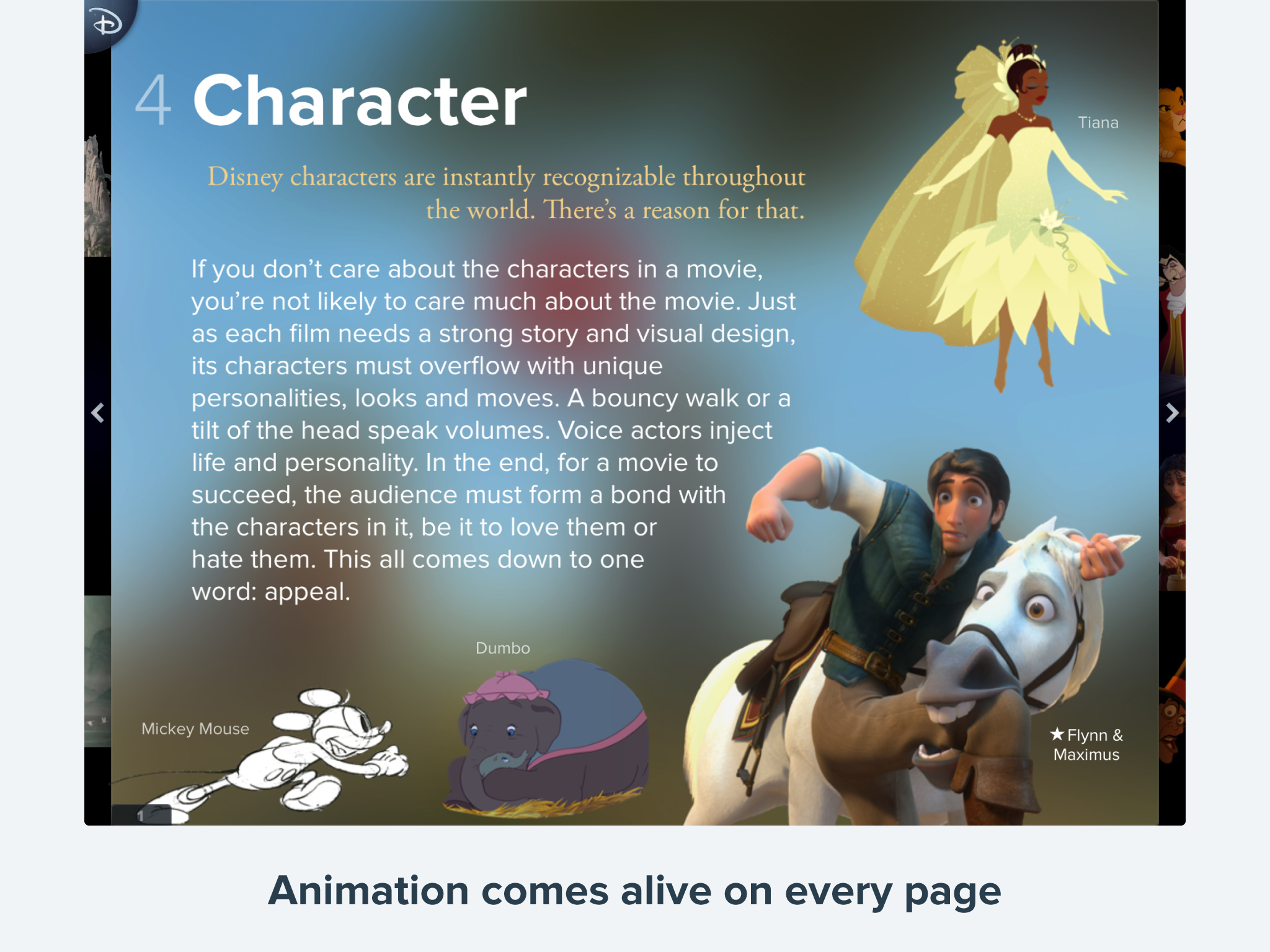 Disney Animated App For iPad
