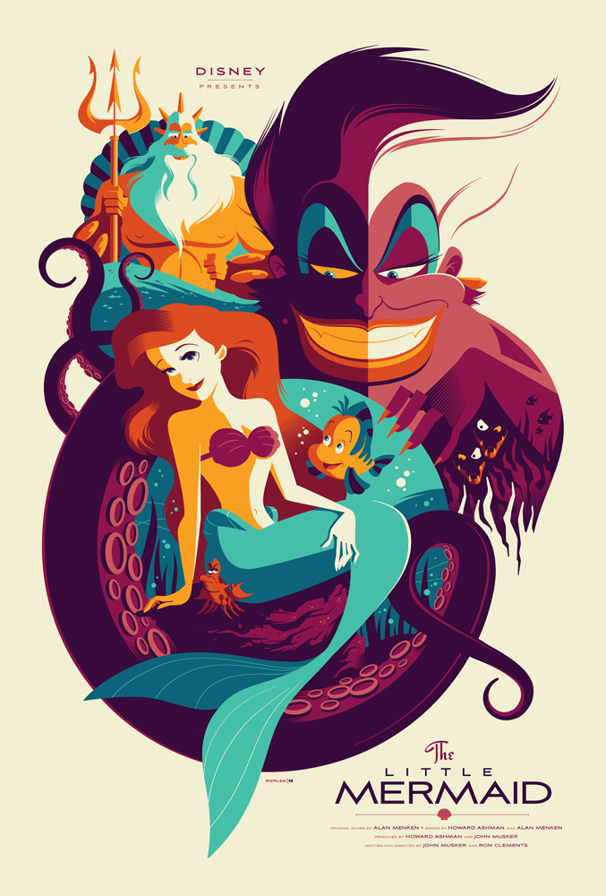 MONDO To Release The Little Mermaid Poster By Tom Whalen On Thursday ...