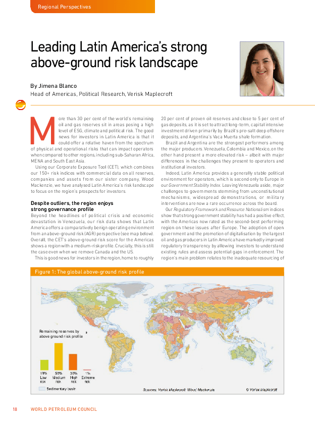 Leading Latin America"s strong above-ground risk landscape - FIRST ...