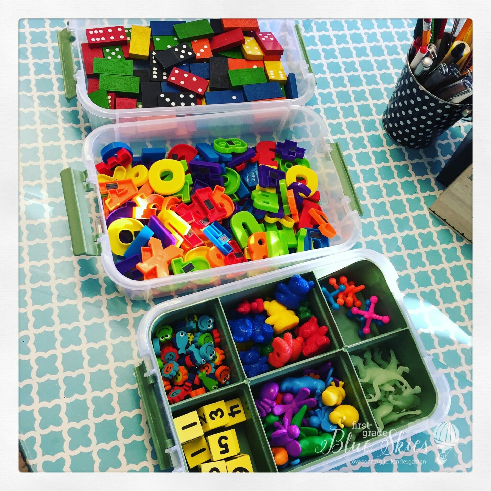 Inventory Exploration Boxes Freebie - First Grade Blue Skies