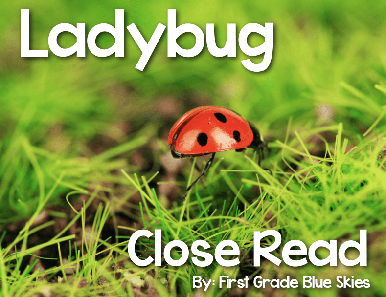 Close Reading in Elementary School Book Study Ch 3 {FREEBIE} : Blue ...
