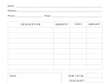 Invoice Template Pdf Free Download Invoice Simple Sales Invoice