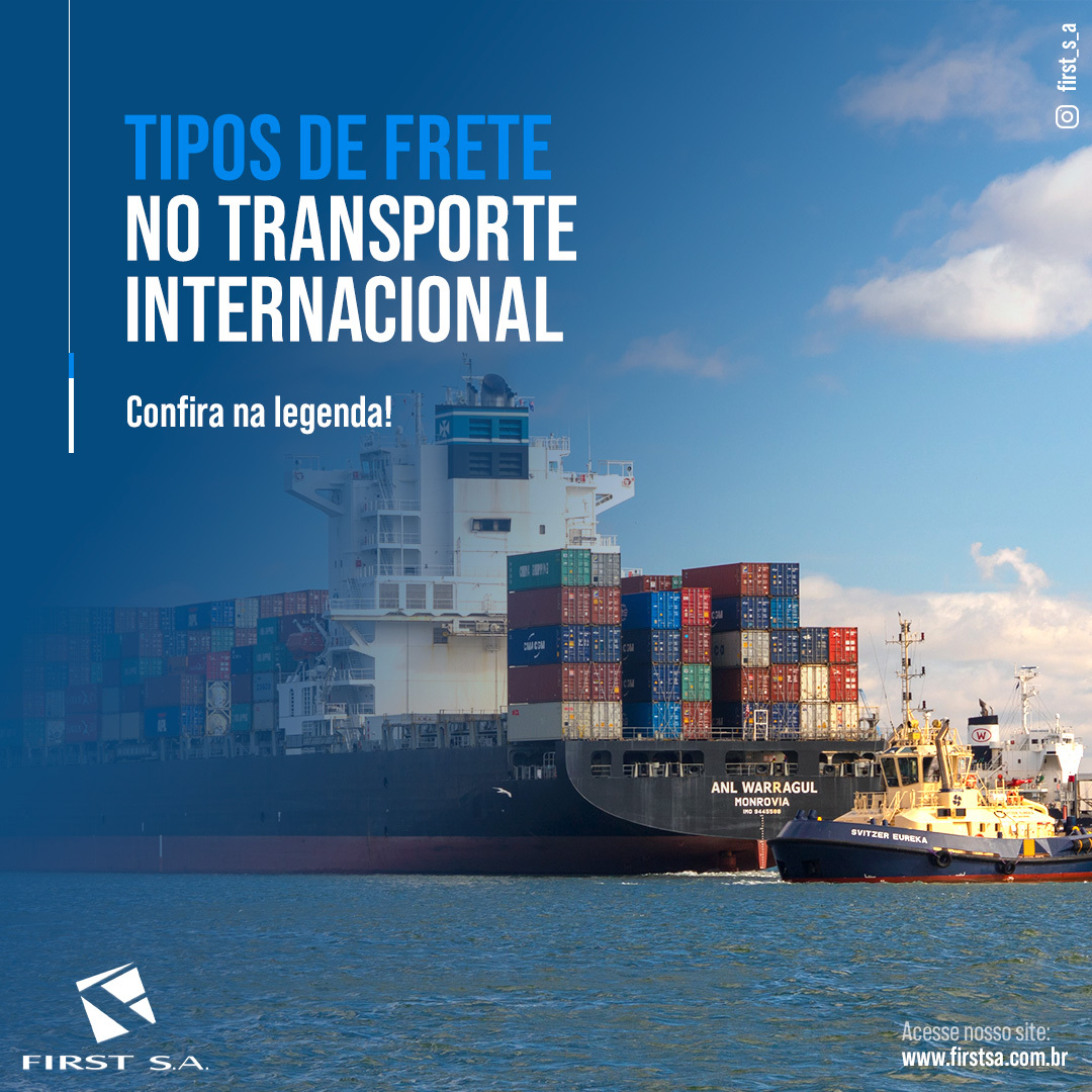 Tipos de frete no transporte internacional - First S.A.