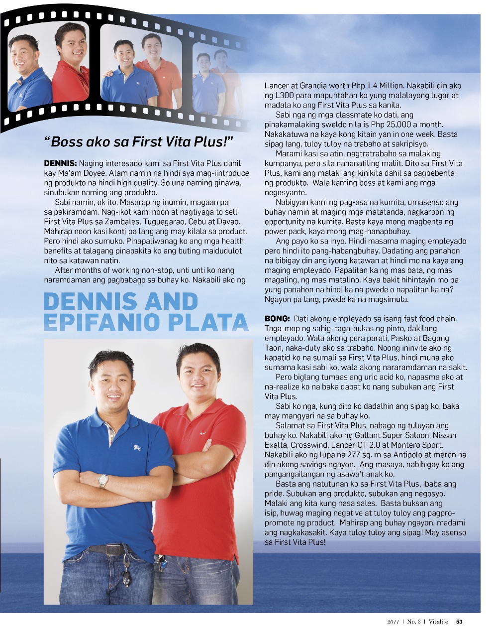 Success Stories | First Vita Plus Information Center