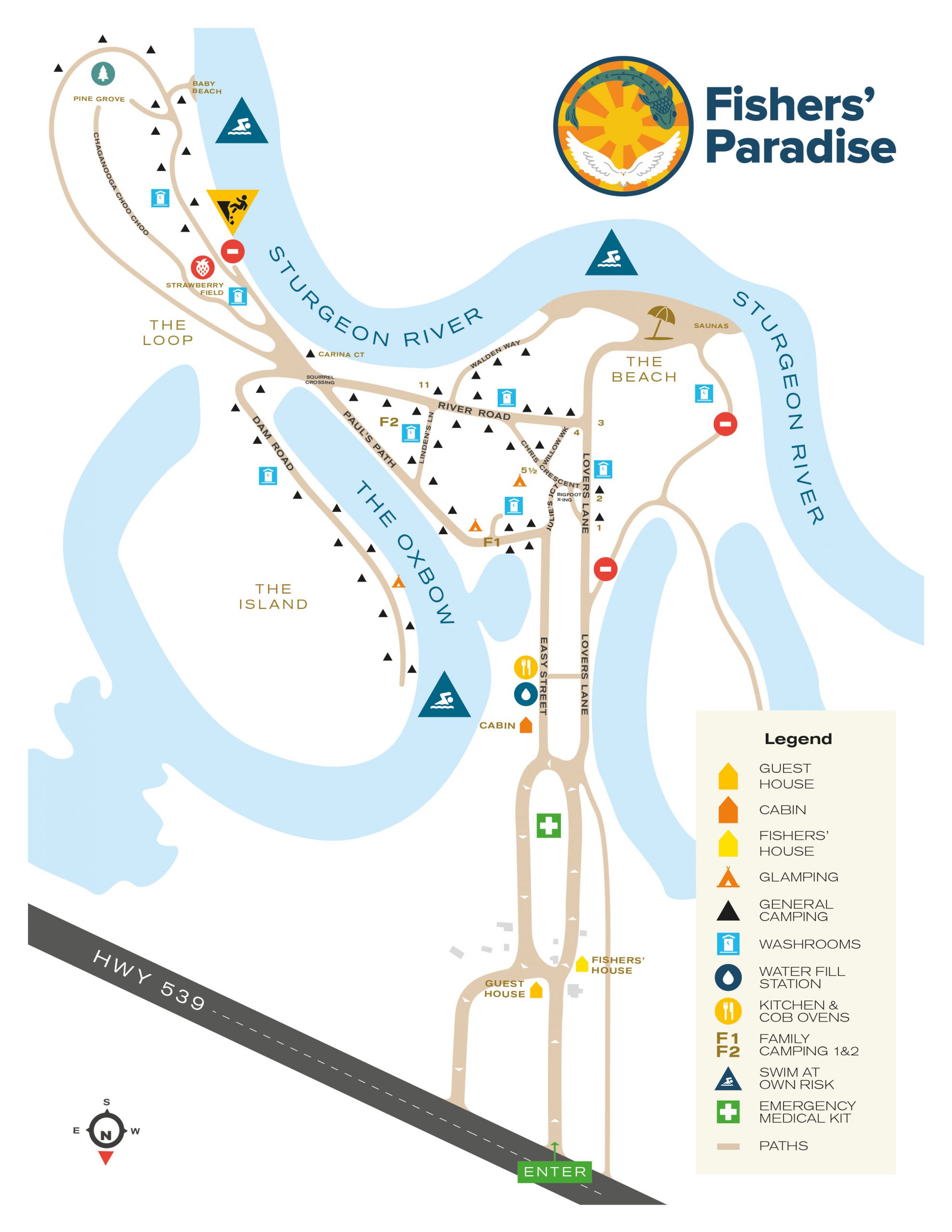 Facilities & Prices – Fishers' Paradise