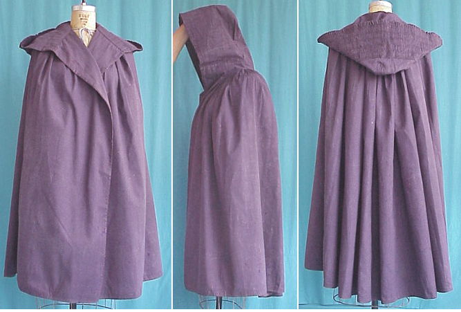Purple Cape with Hood | The Fitting Rooms