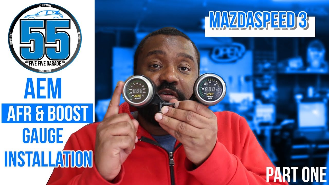 AEM Performance AFR and Boost Gauge Installation Part One | Five Five ...