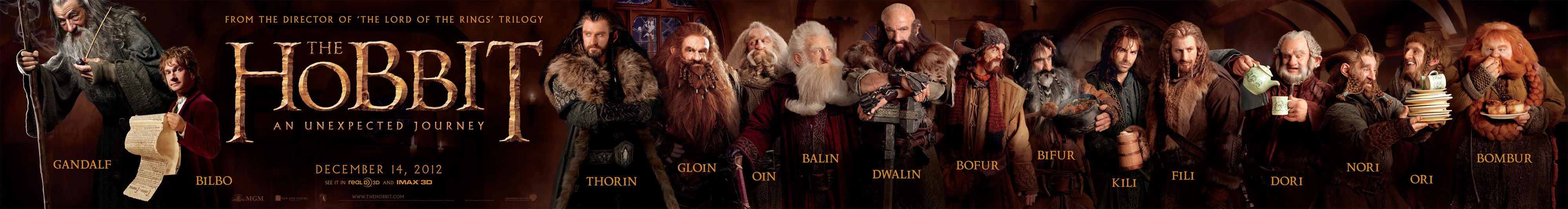 THE HOBBIT - Panoramic Scroll