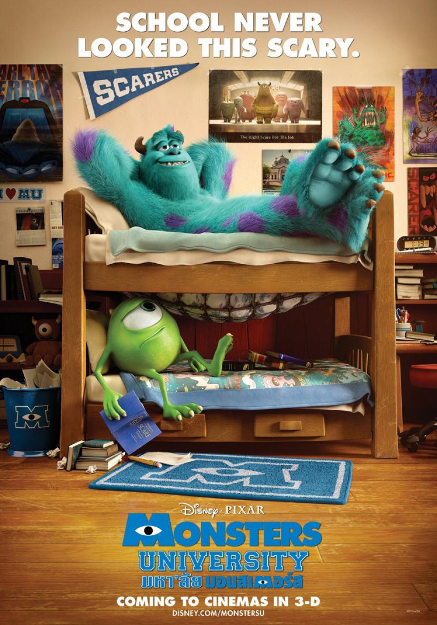 New Clip for MONSTERS UNIVERSITY