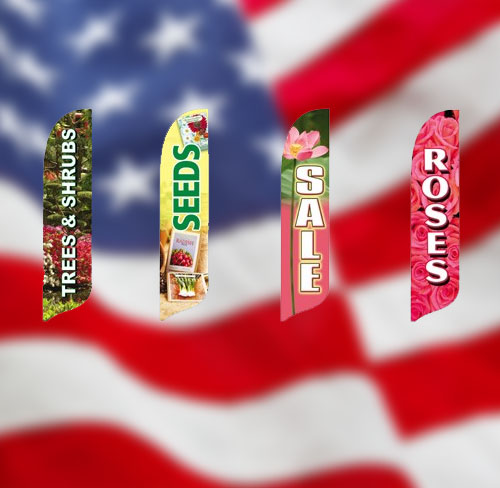 Feather/Flutter Flags Products | Flag World Inc