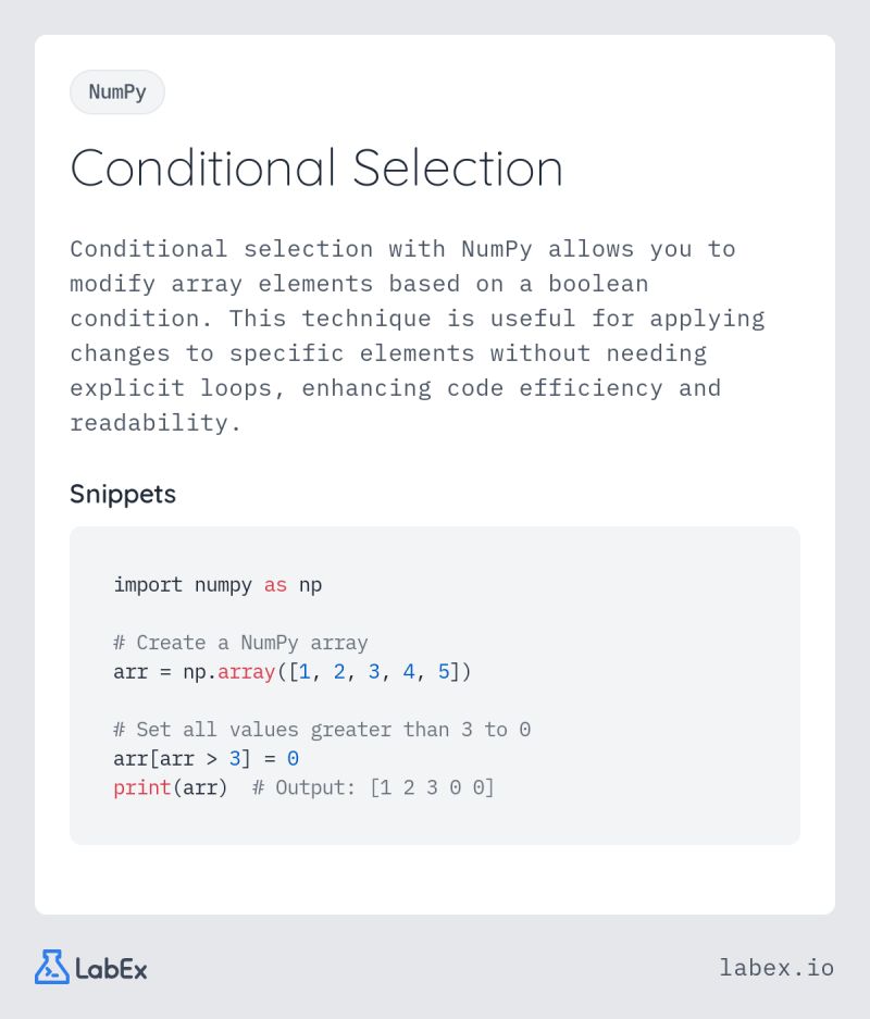 Numpy Boolean Indexing Condition Based Selection Codelucky - HD Abstract Wallpapers for Desktop