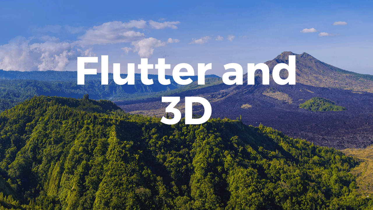 Flutter and 3D - Flattered with Flutter how to display an image in 3D