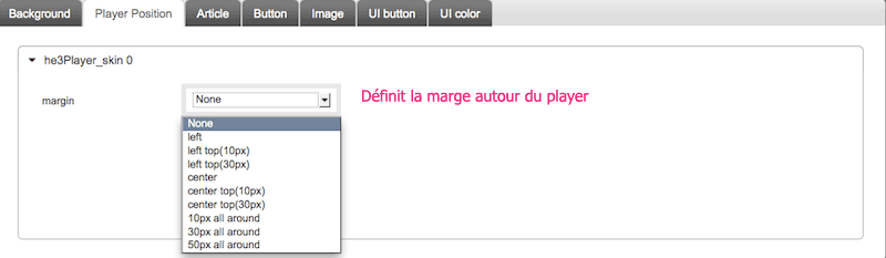 Comment personnaliser le player ? – @ Flaven.net