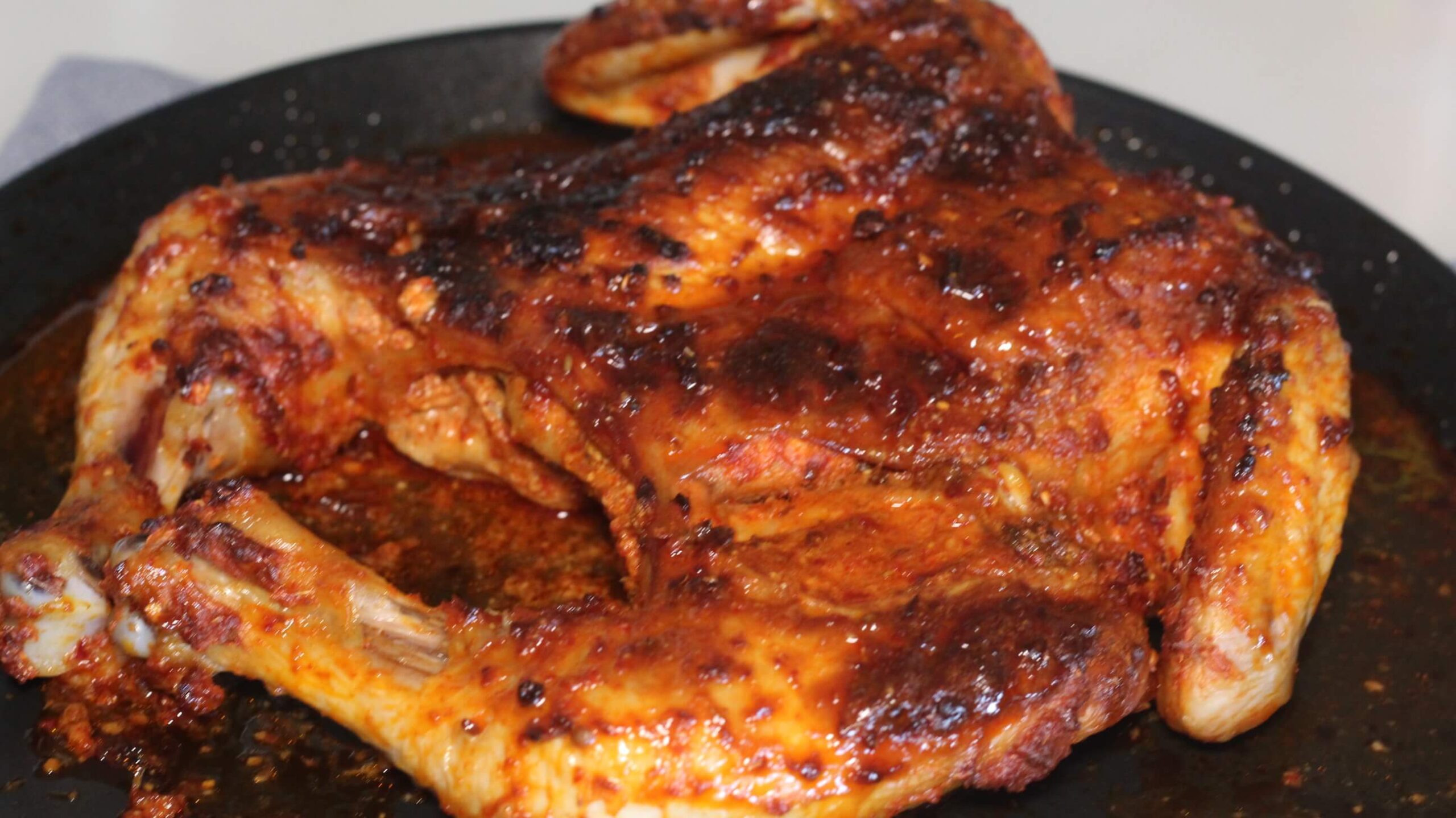 Spicy Spatchcock Chicken Recipe | How to make Spatchcock Chicken in the ...