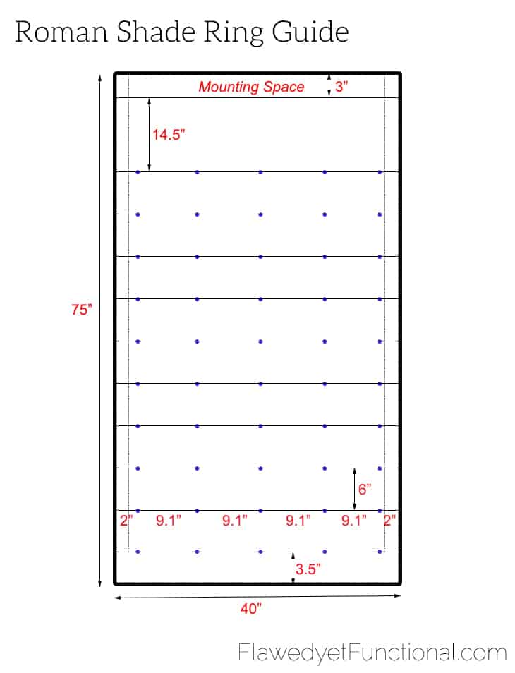 Window Treatment DIY | Outside Mount Flat Roman Shade Tutorial