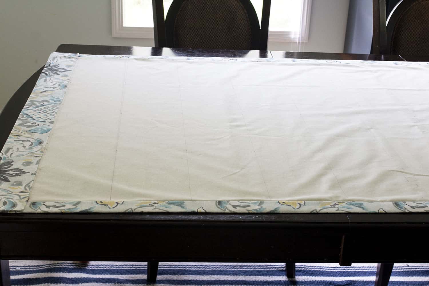 Roman Shade_Tutorial_Ring Rows - Flawed yet Functional