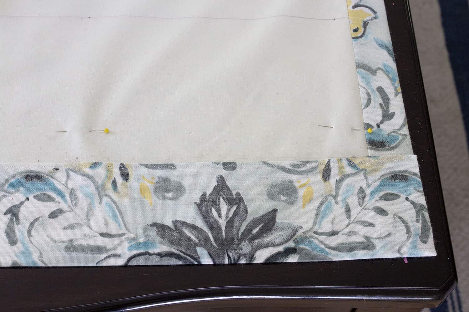 Window Treatment DIY | Outside Mount Flat Roman Shade Tutorial