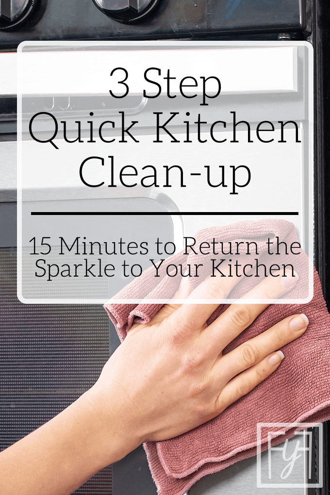 Quick Kitchen Clean-up | Return the Sparkle in 15 Minutes