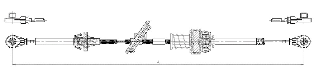 3814-GMCSC Rendezvous - FlexControl Chicotes Cables de Control Mx