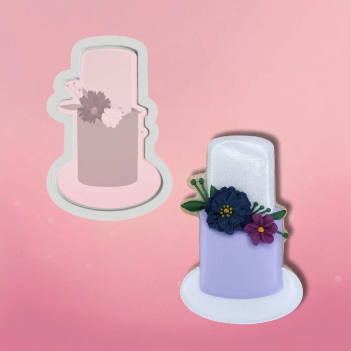 Wedding 2 Tier Cake Cookie Cutter The Flour Box