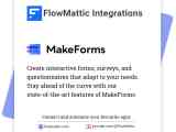 Makeforms Integrations Flowmattic