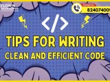 Tips For Writing Clean And Efficient Code Flown Developer