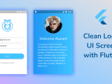Create A Clean And Simple Login Ui Screen Basic Hero Animation In Flutter