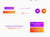 Gradient Ui Widgets Package In Widget Library Ui Framework Category
