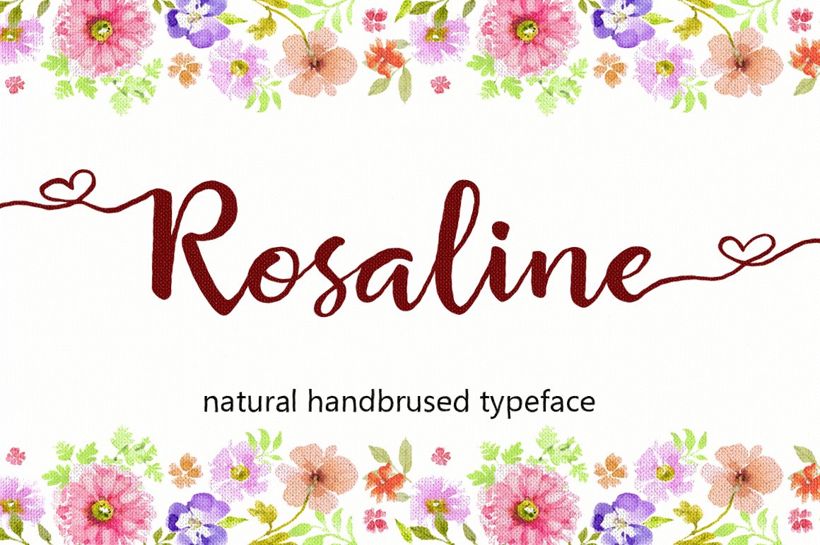 Rosaline Script - Download fonts