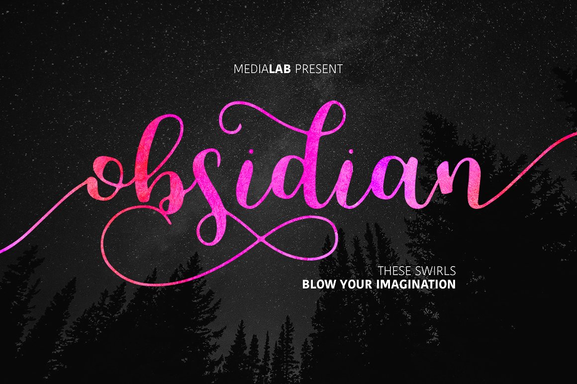 Obsidian Script - Download fonts