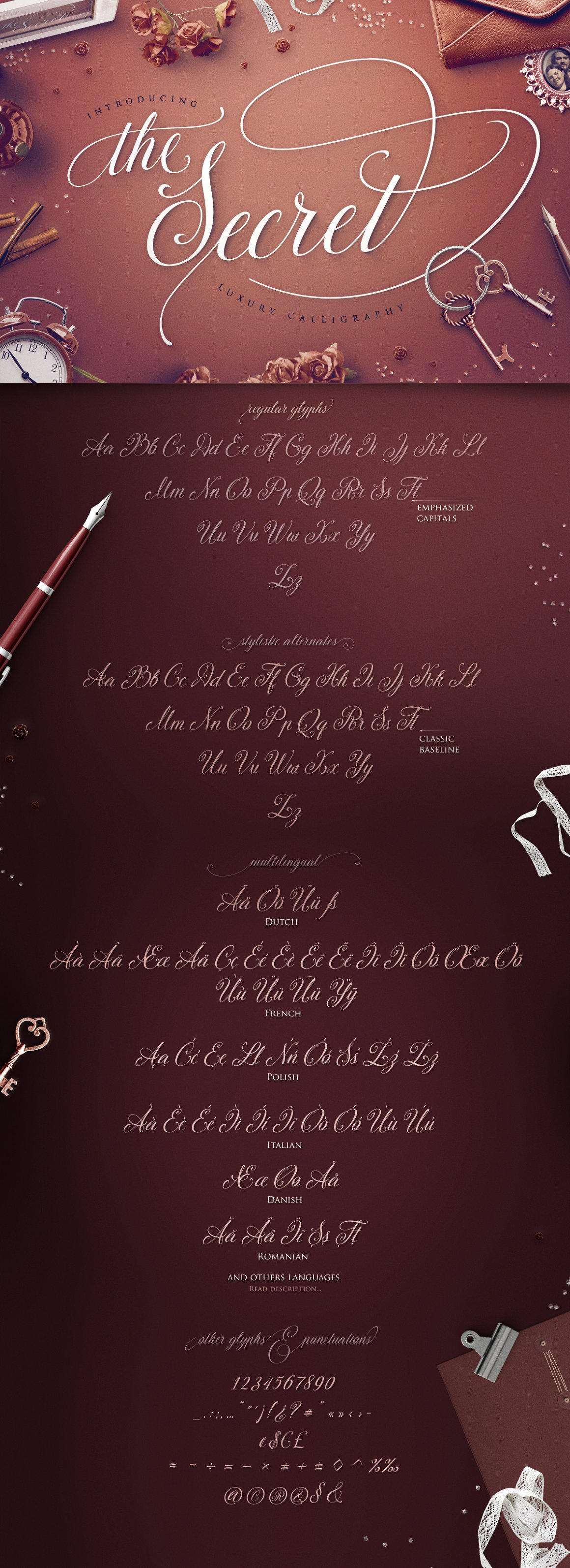 The Secret Script - Download fonts