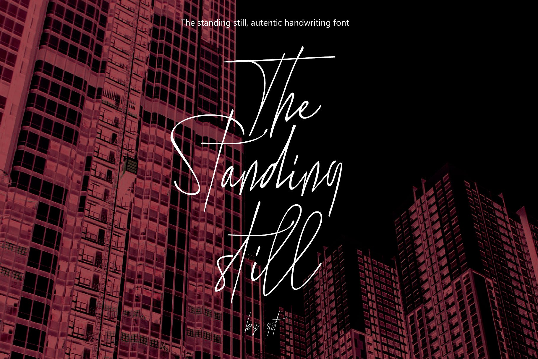 The Standing Still Script - Download fonts
