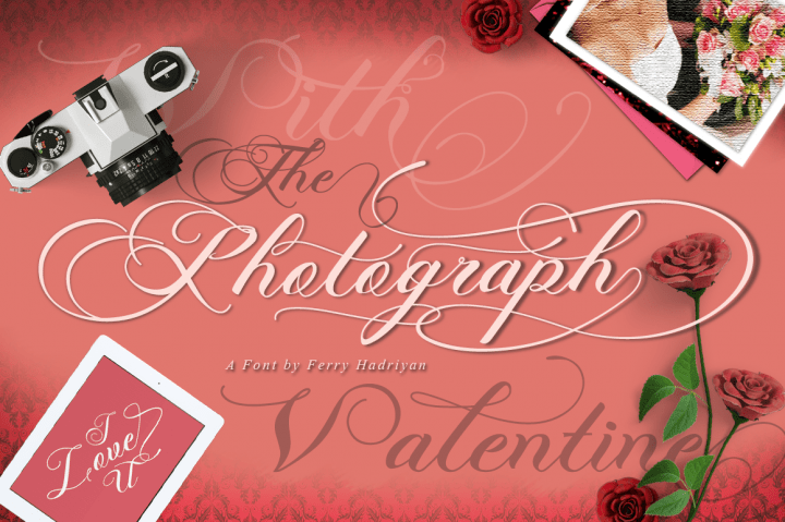 Photograph Script - Download fonts