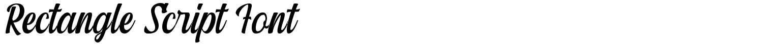Rectangle Script Font - Download fonts