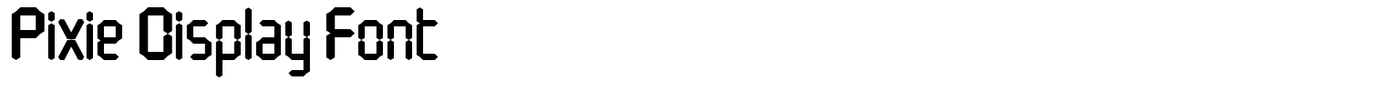 Pixie Display Font - Download fonts