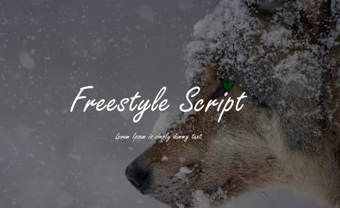 Freestyle Script Font - Fontspace.io