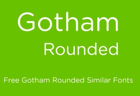 Gotham Rounded font FREE - Fontspace.io